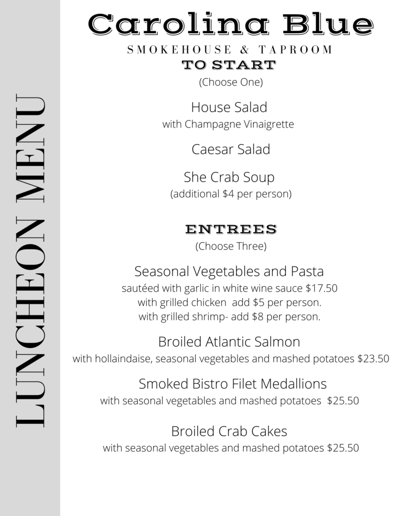 Private Parties - Carolina Blue